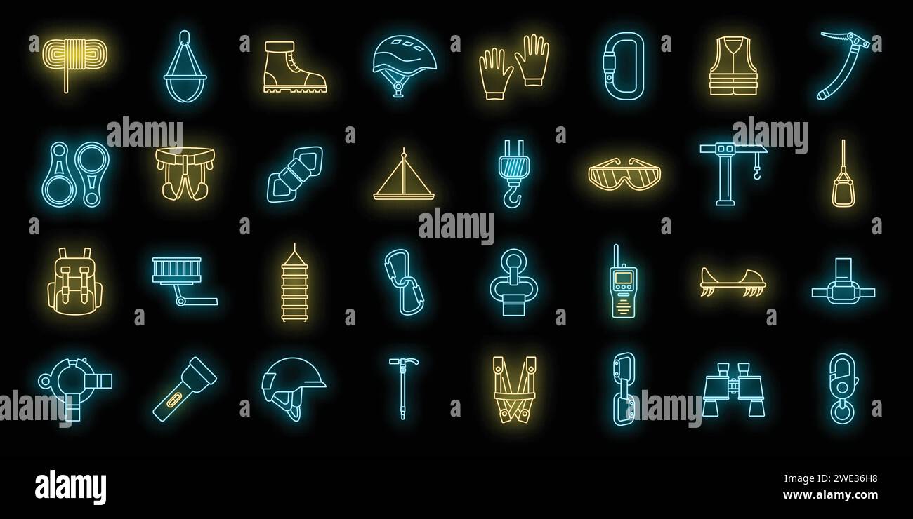 Carabiner on belt Stock Vector Images - Alamy