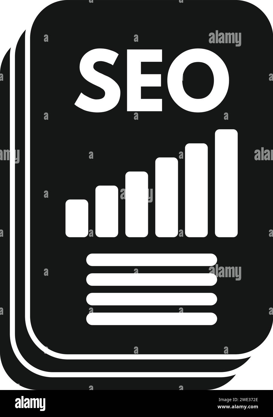 Search engine optimization document Black and White Stock Photos ...