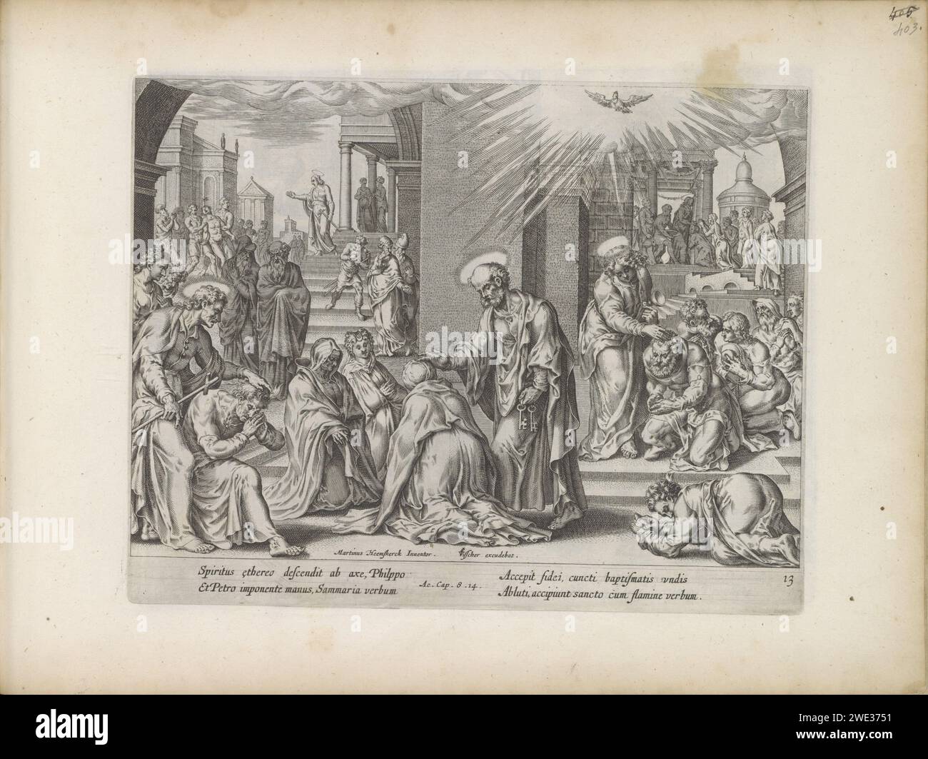 Apostles receive the holy spirit hi-res stock photography and images ...