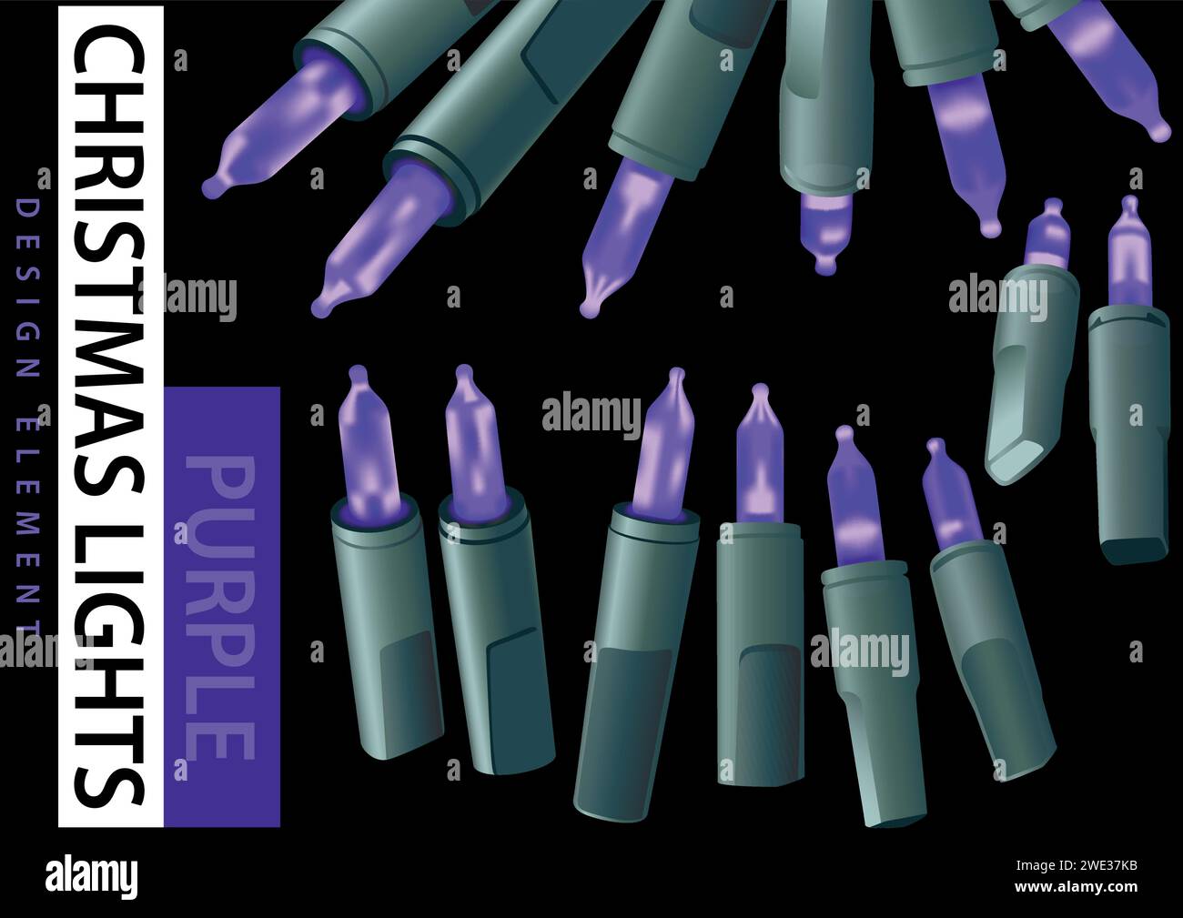 Colored led lights Stock Vector Images - Alamy