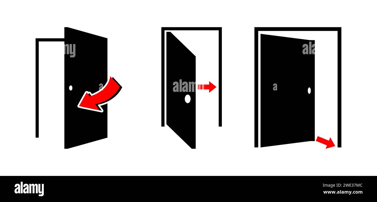 Notice Sign, Door To Be Kept Closed At All Times Stock Vector Image ...