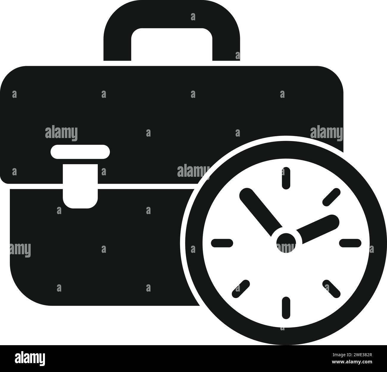 Change work plan icon simple vector. Late desk task. Business online ...