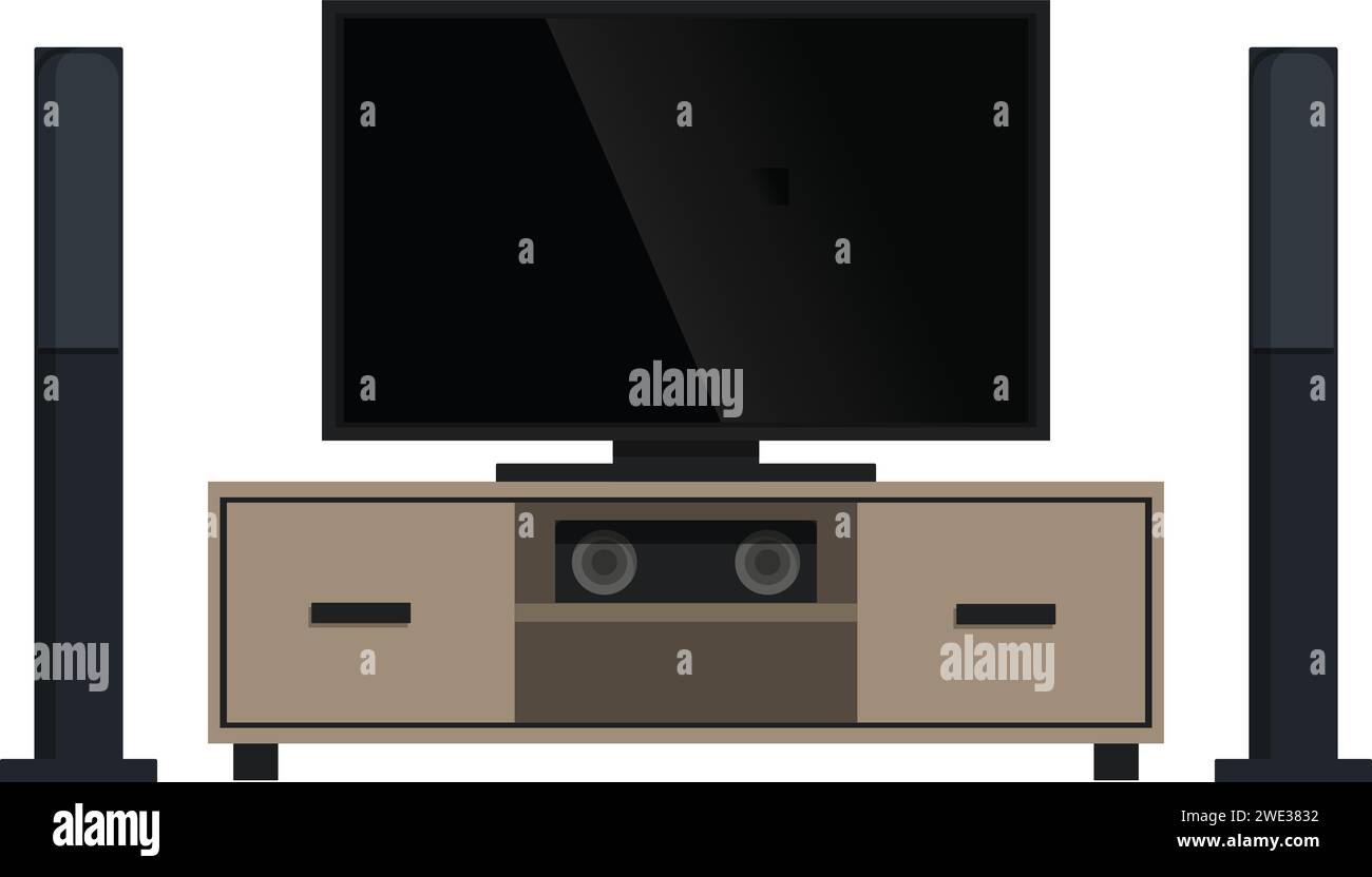 Home theater speaker icon cartoon vector. Movie family. Watch cinema Stock Vector Image & Art ...