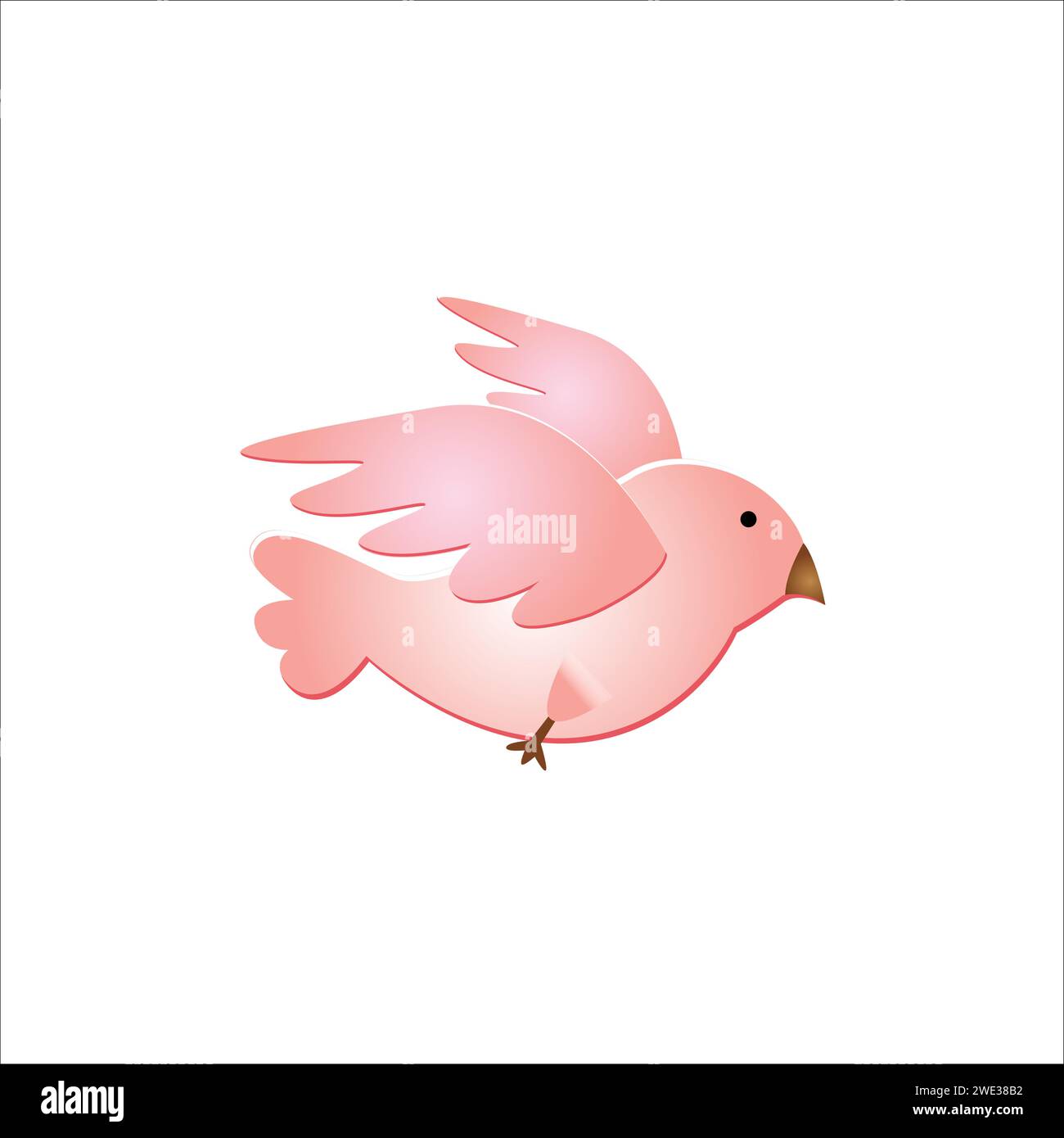 Cartoon bird flying hi-res stock photography and images - Alamy