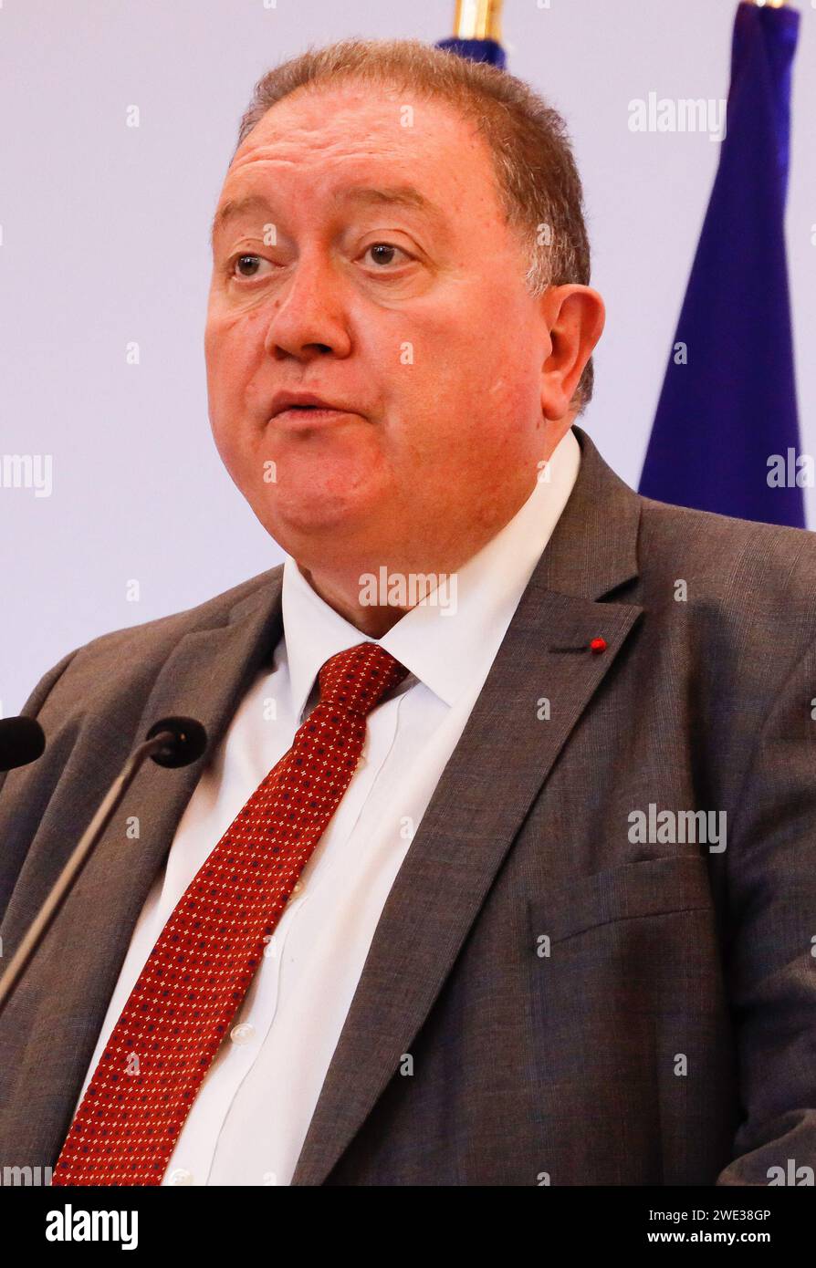 Paris, France. 22nd Jan, 2024. Deputy Director General of Internal ...