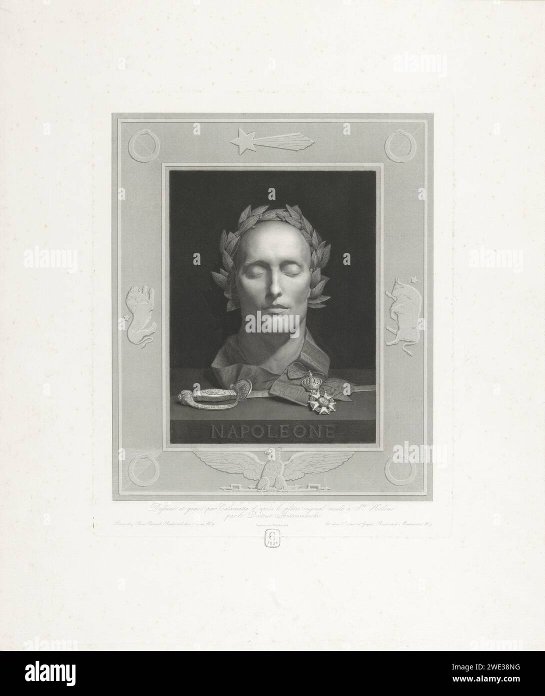 The death mask of napoleon hi-res stock photography and images - Alamy
