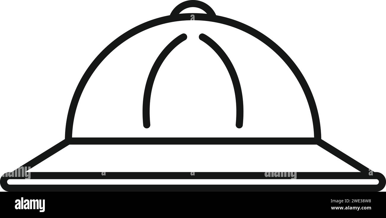 Outdoor nature hat icon outline vector. Remote sea campfire. Outdoor ...