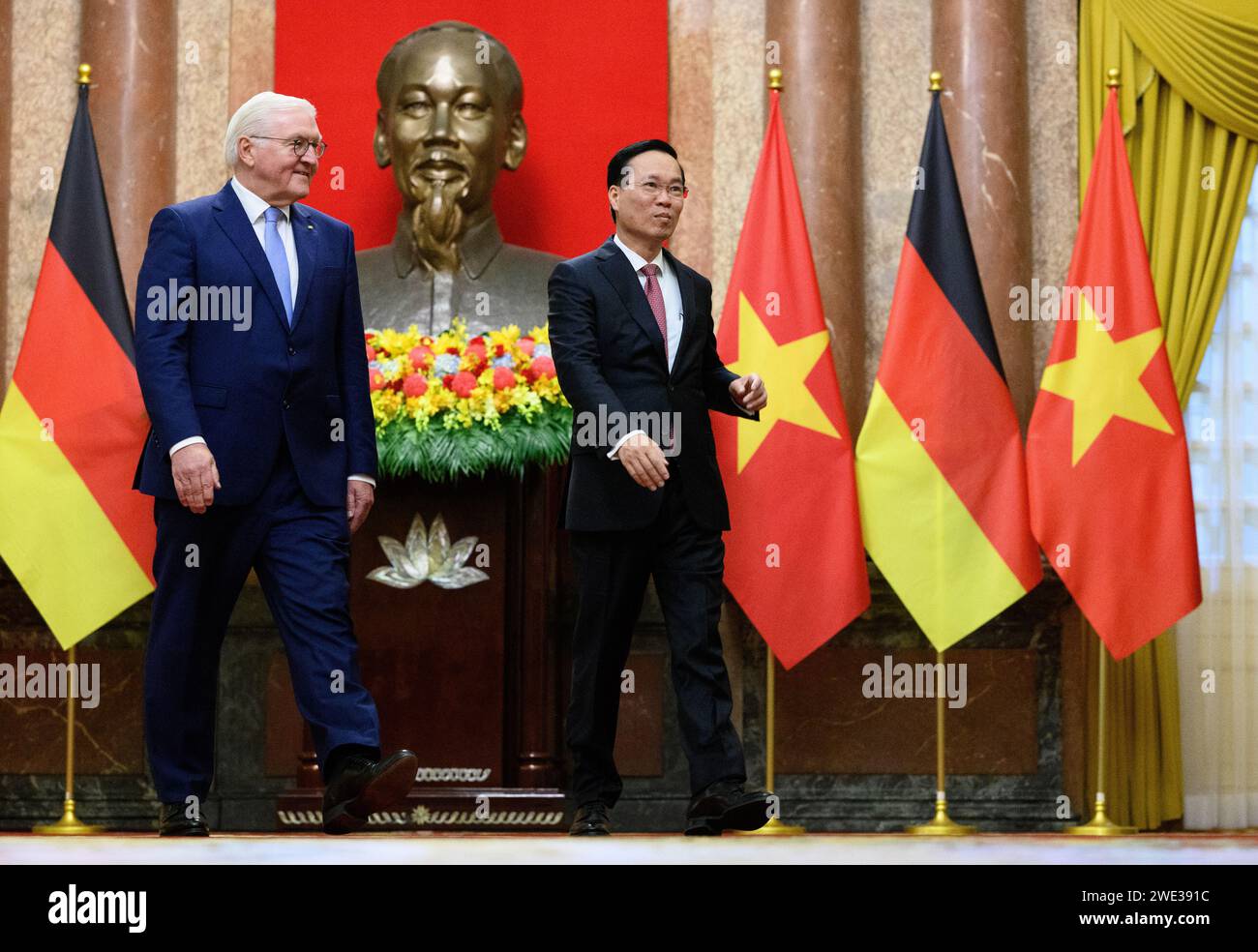 Hanoi, Vietnam. 23rd Jan, 2024. Federal President Frank-Walter ...