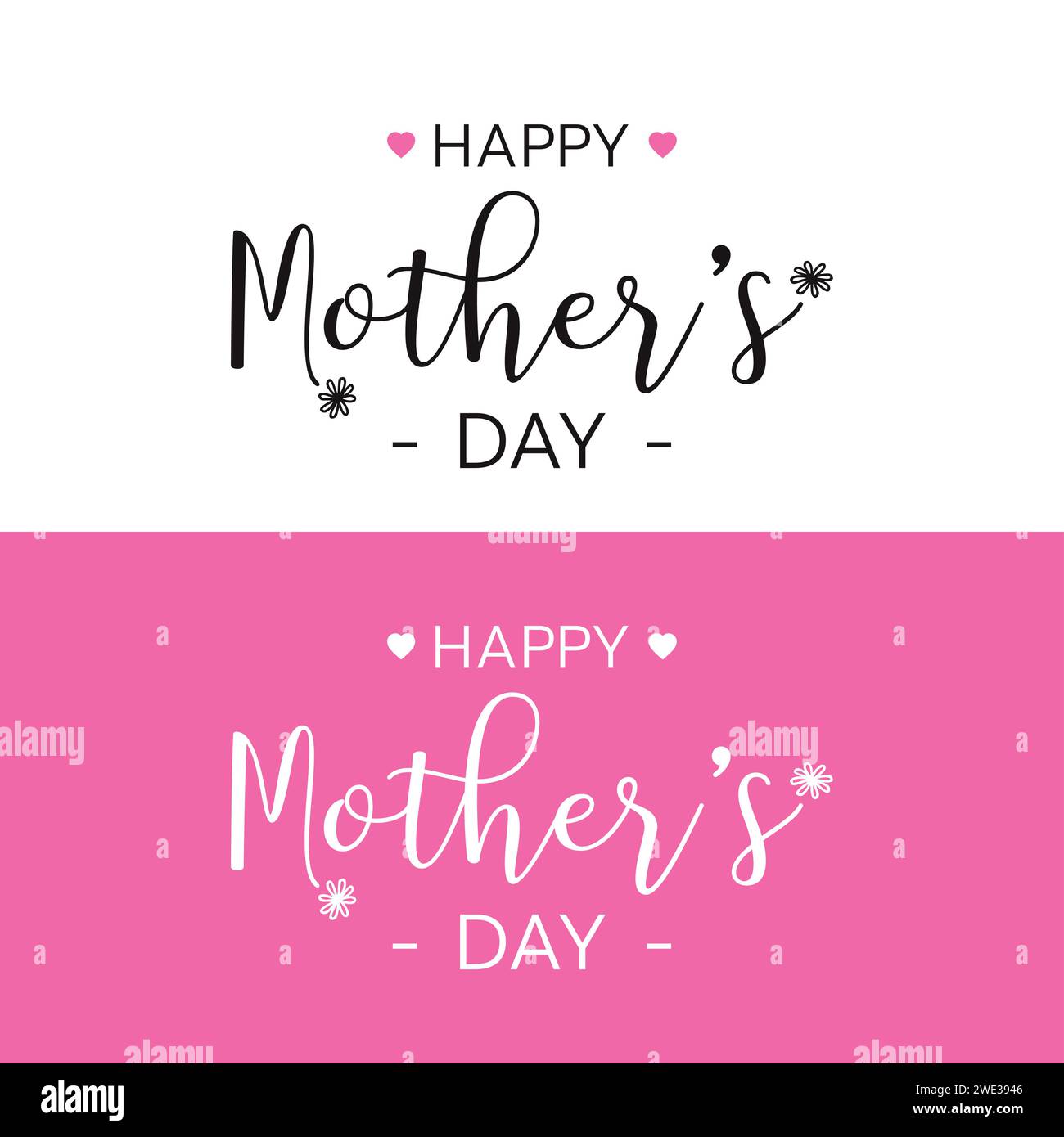 Happy Mothers Day lettering. Stylized image of Mother's day greeting ...