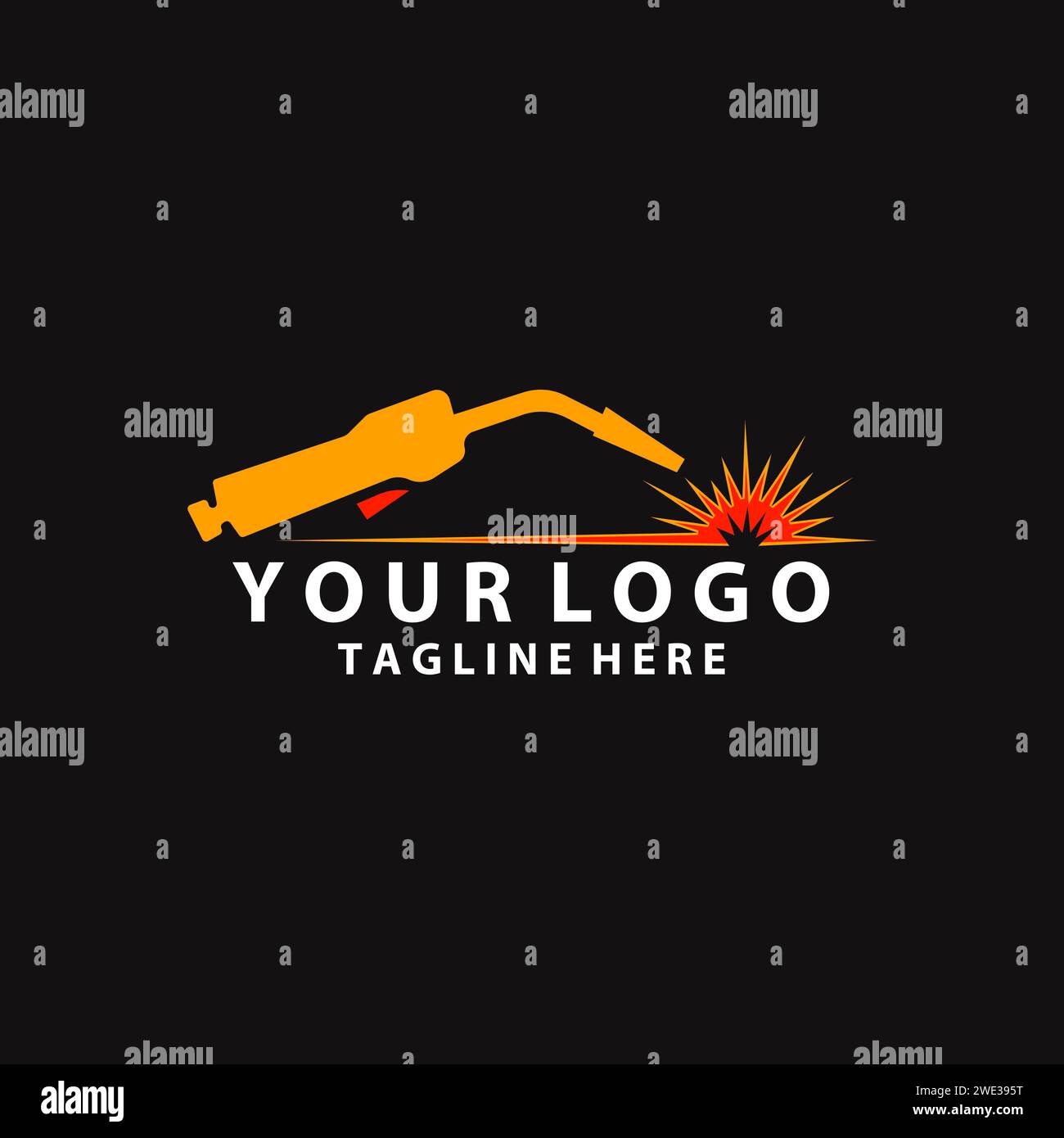 welding logo design vector Stock Vector Image & Art - Alamy