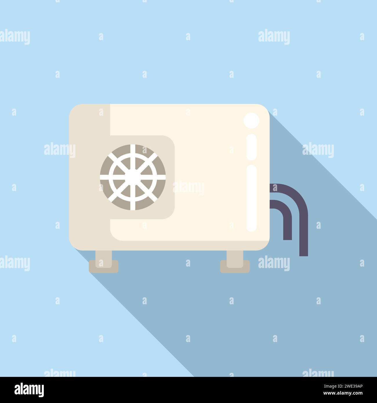 Maintenance worker air conditioner Stock Vector Images - Alamy