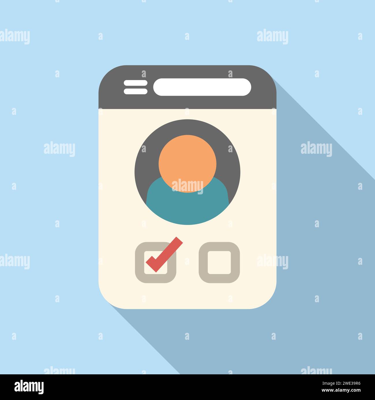 Lead new candidate icon flat vector. Work man team. Portfolio pursuit ...