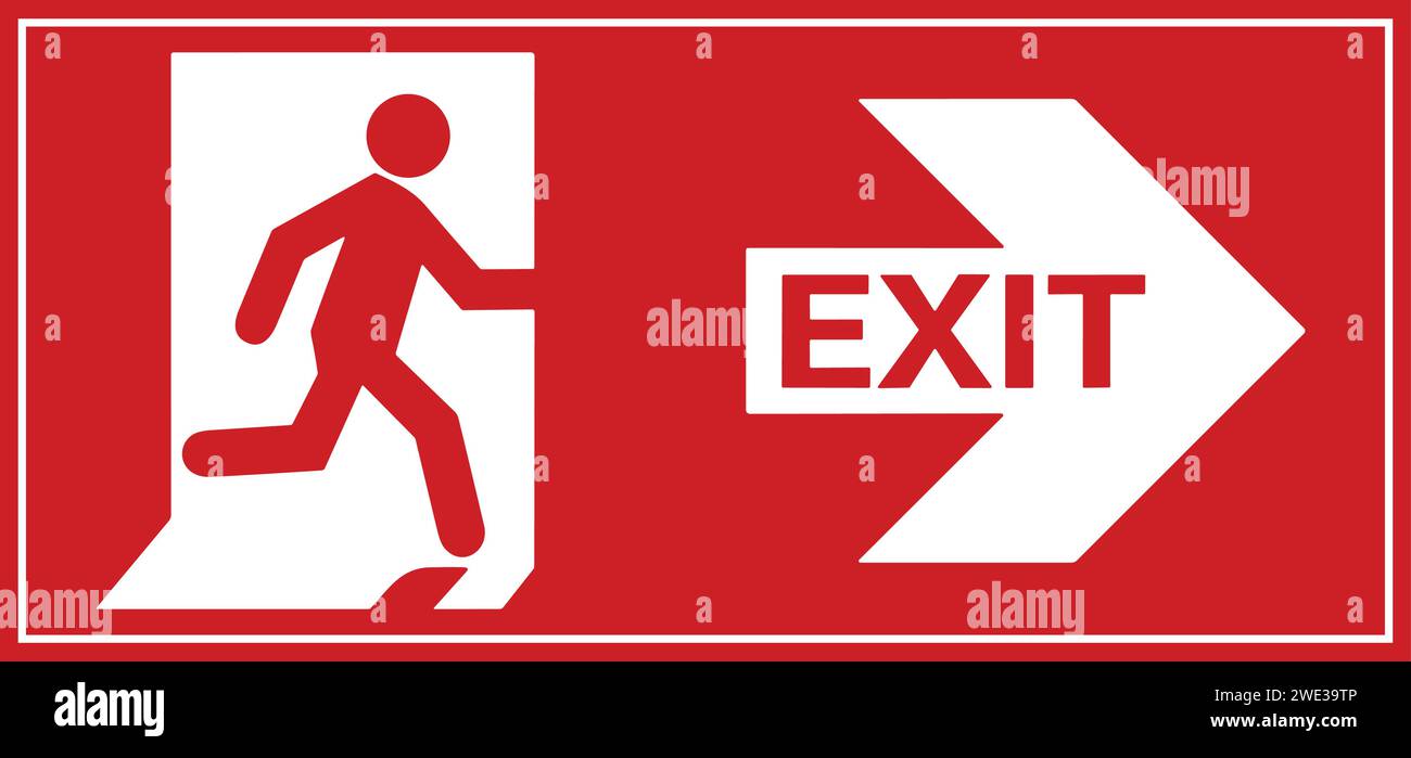 Fire Exit Arrow Sign Board Shop Prices Pe