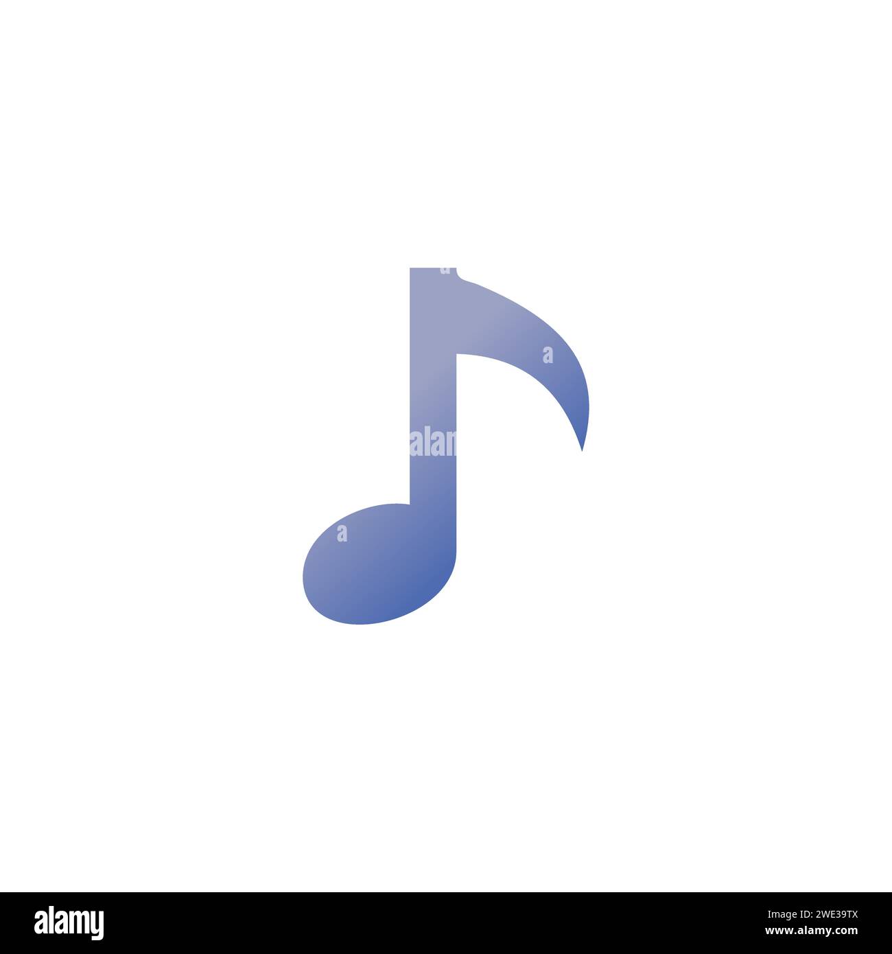 Music note icon isolated on white background vector illustration Stock ...