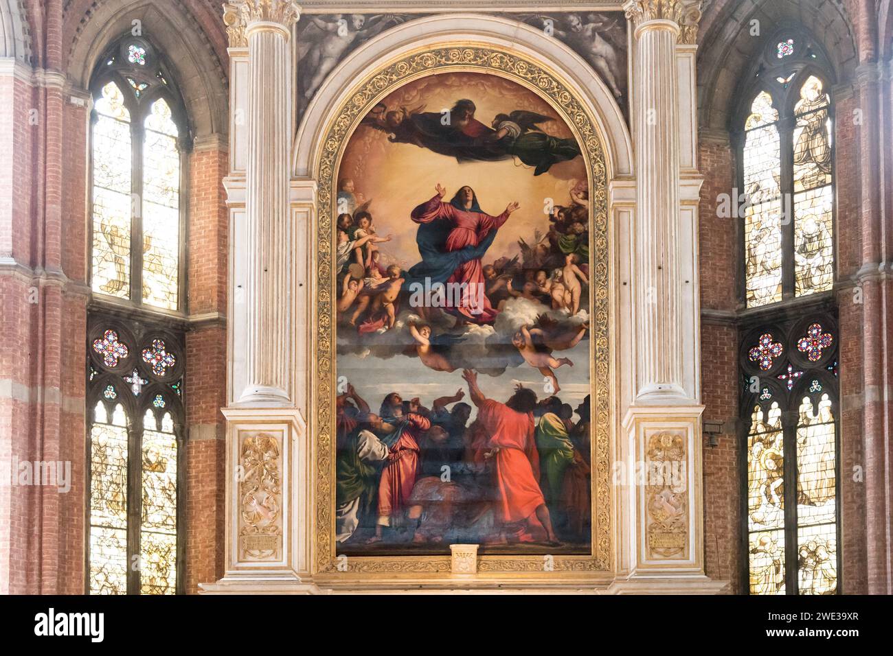 Italian Renaissance Assumption of the Virgin painting by Titian from ...
