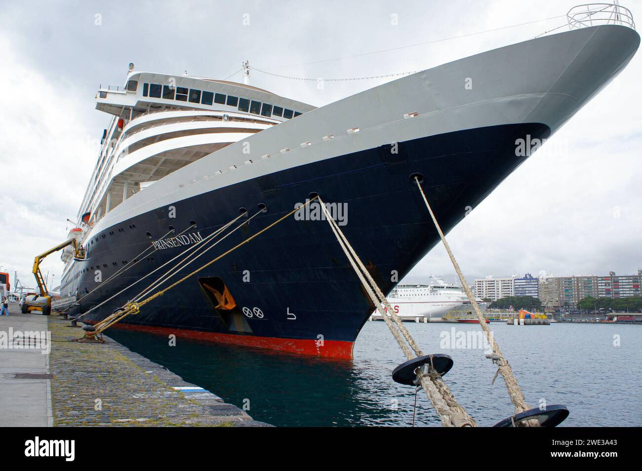 Cruise ship Prinsendam bow (Holland America Line), Phoenix Reisen MS ...