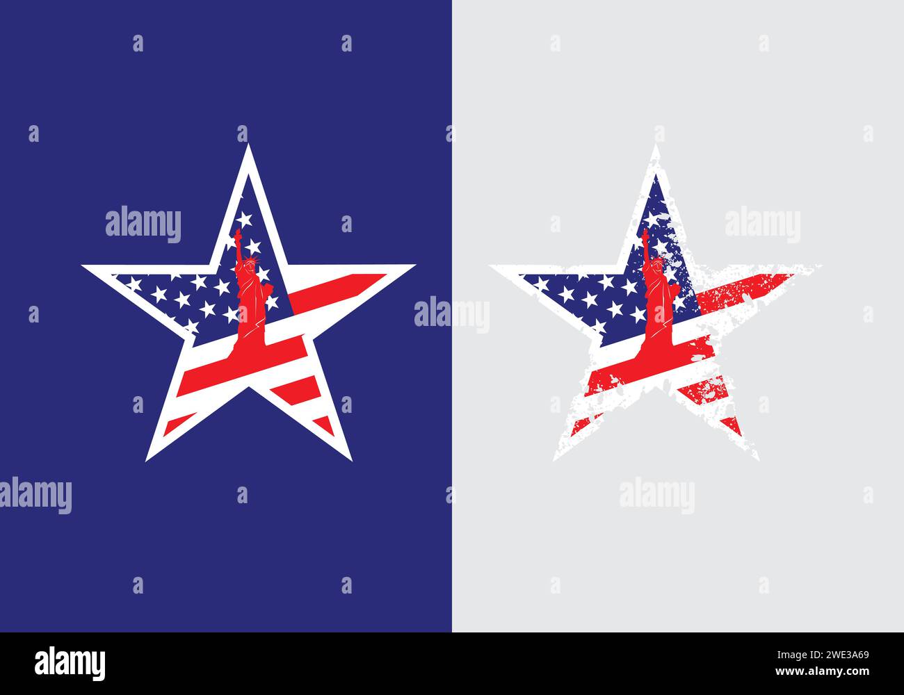 United States of America icon flag symbol sign.Flag of USA icon in star ...