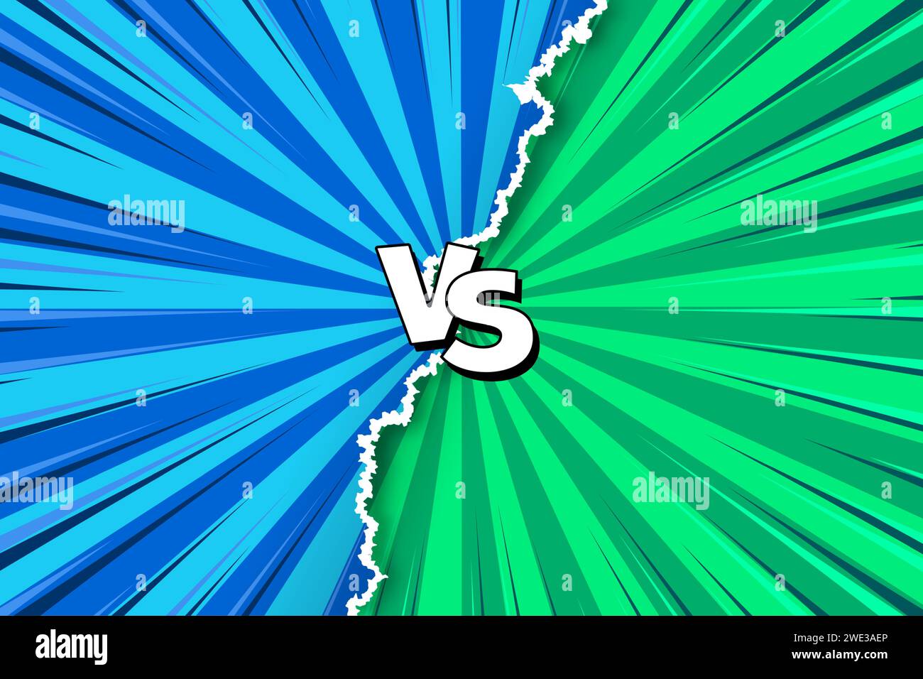 Cartoon comic background. Fight versus. Comics book colorful ...