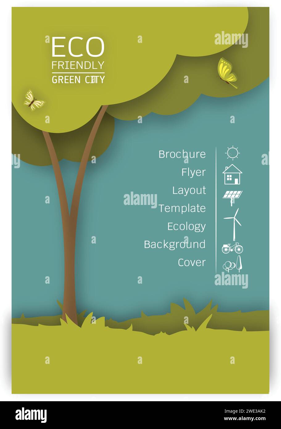 Earth friendly ad Stock Vector Images - Alamy