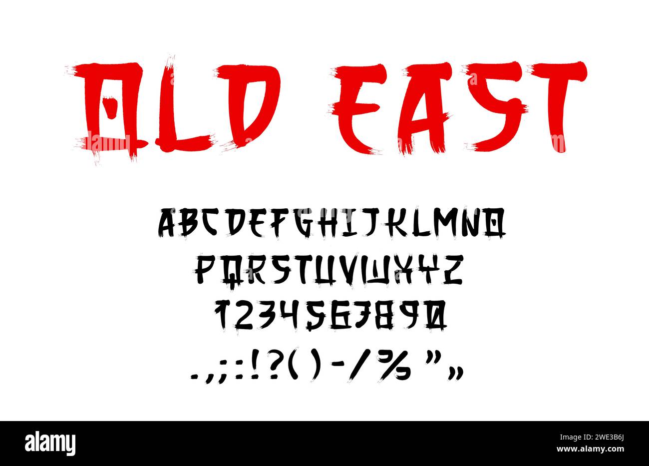 Asian chinese font, Japanese type, oriental alphabet, samurai ...