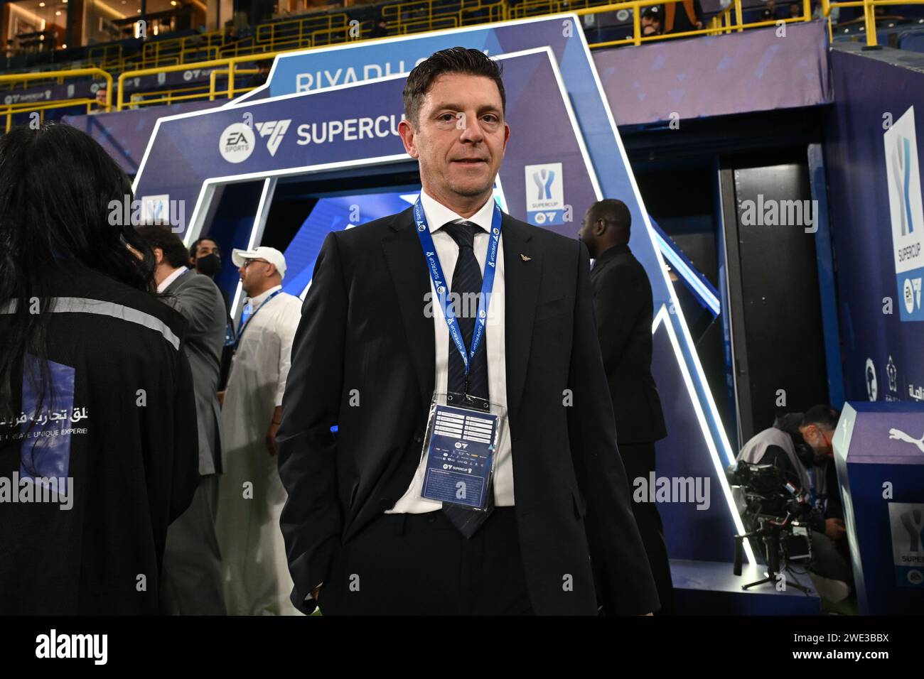 Riyadh, Saudi Arabia. 22nd Jan, 2024. Gianluca Rocchi (Referee) during ...
