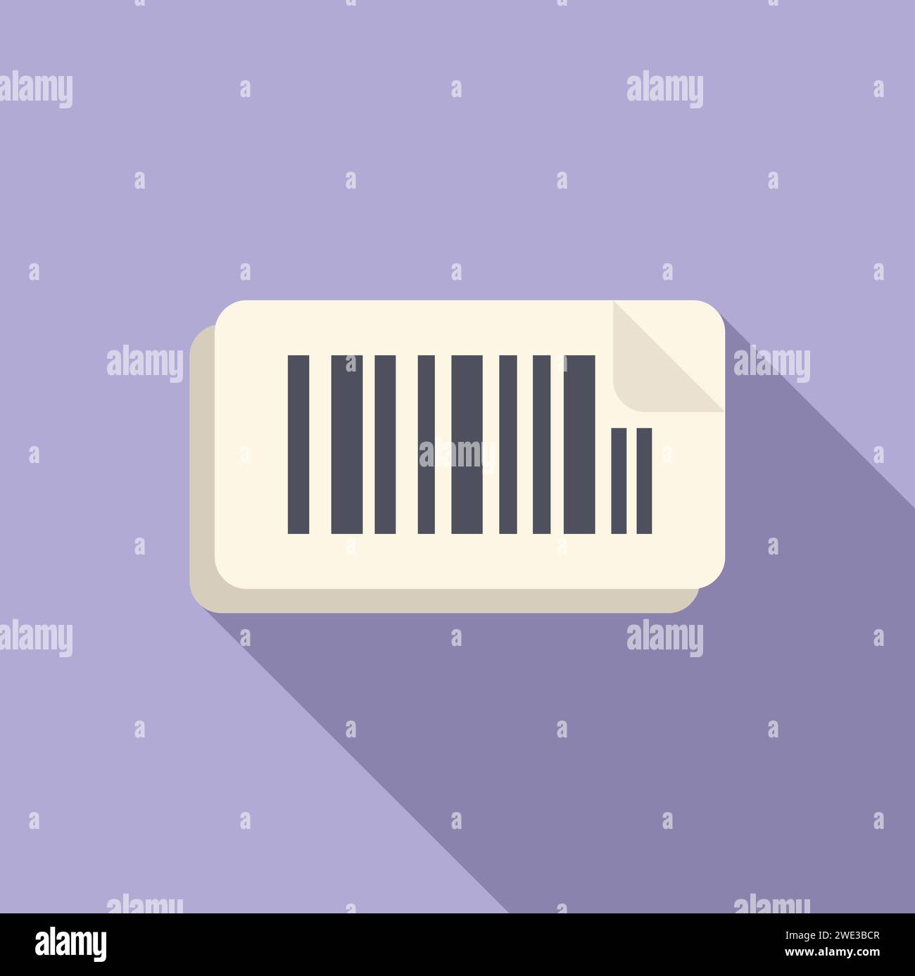 Bar code icon flat vector. Scan new product. Sign design city Stock ...