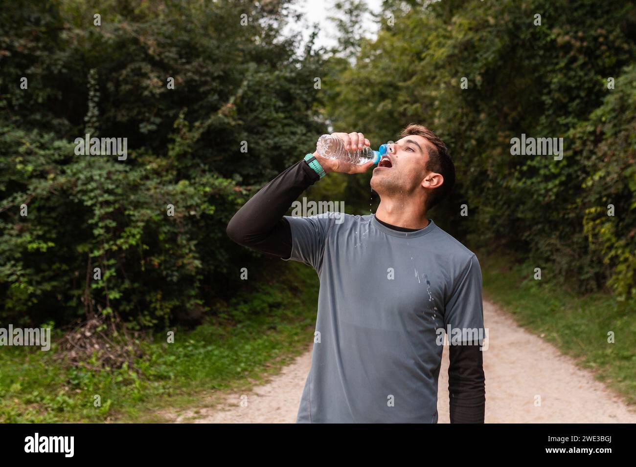 Marathon water break hi-res stock photography and images - Alamy