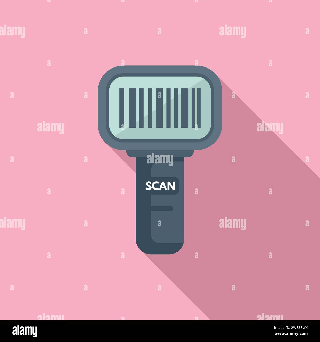 Handheld payment device Stock Vector Images - Alamy