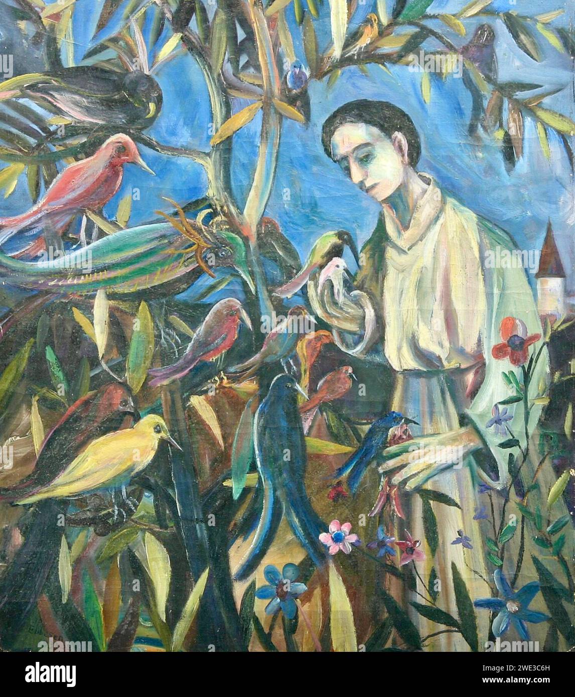 Birdman Bird Logo Magic Realism