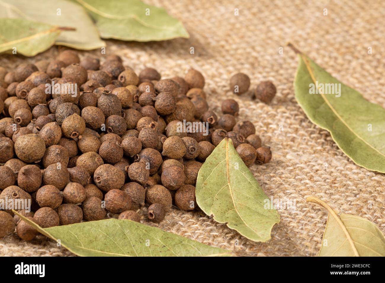 A close-up of a rustic table setting adorned with an assortment of ...