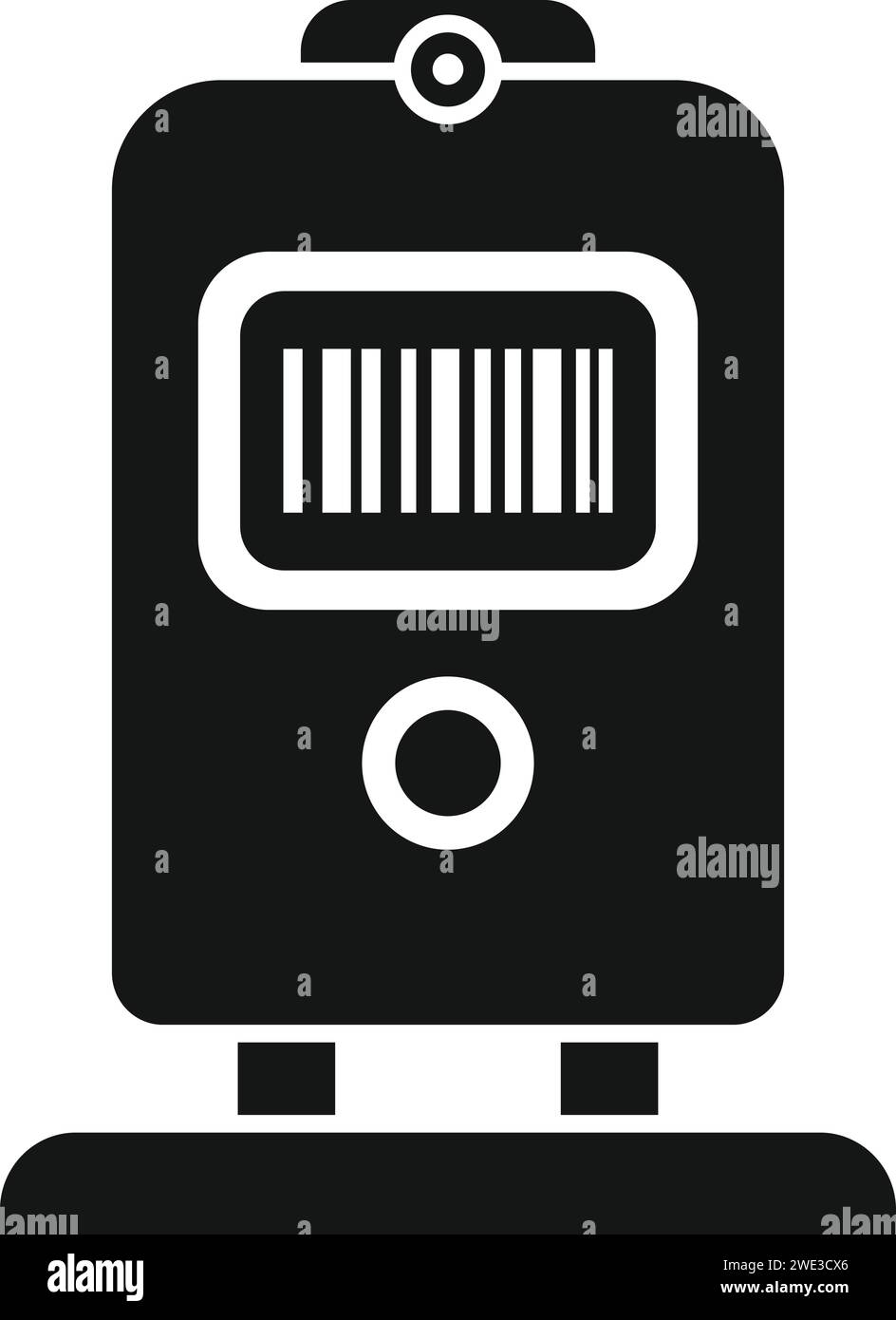 Ticket label app icon simple vector. Quick sign response. Scan smart ...