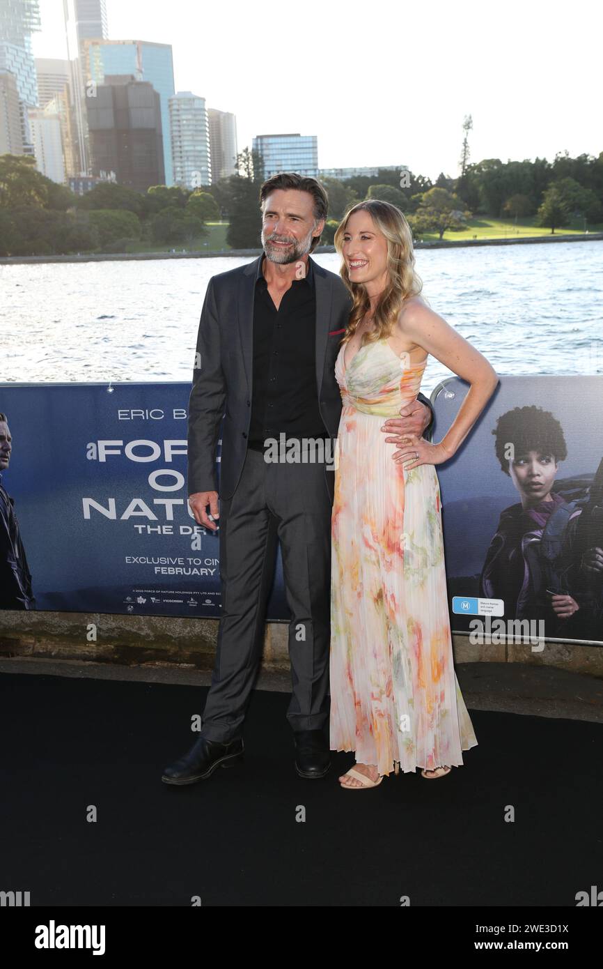 Sydney, Australia. 23rd January 2024. Cast member Jeremy Lindsay Taylor who plays "Erik Falk ...