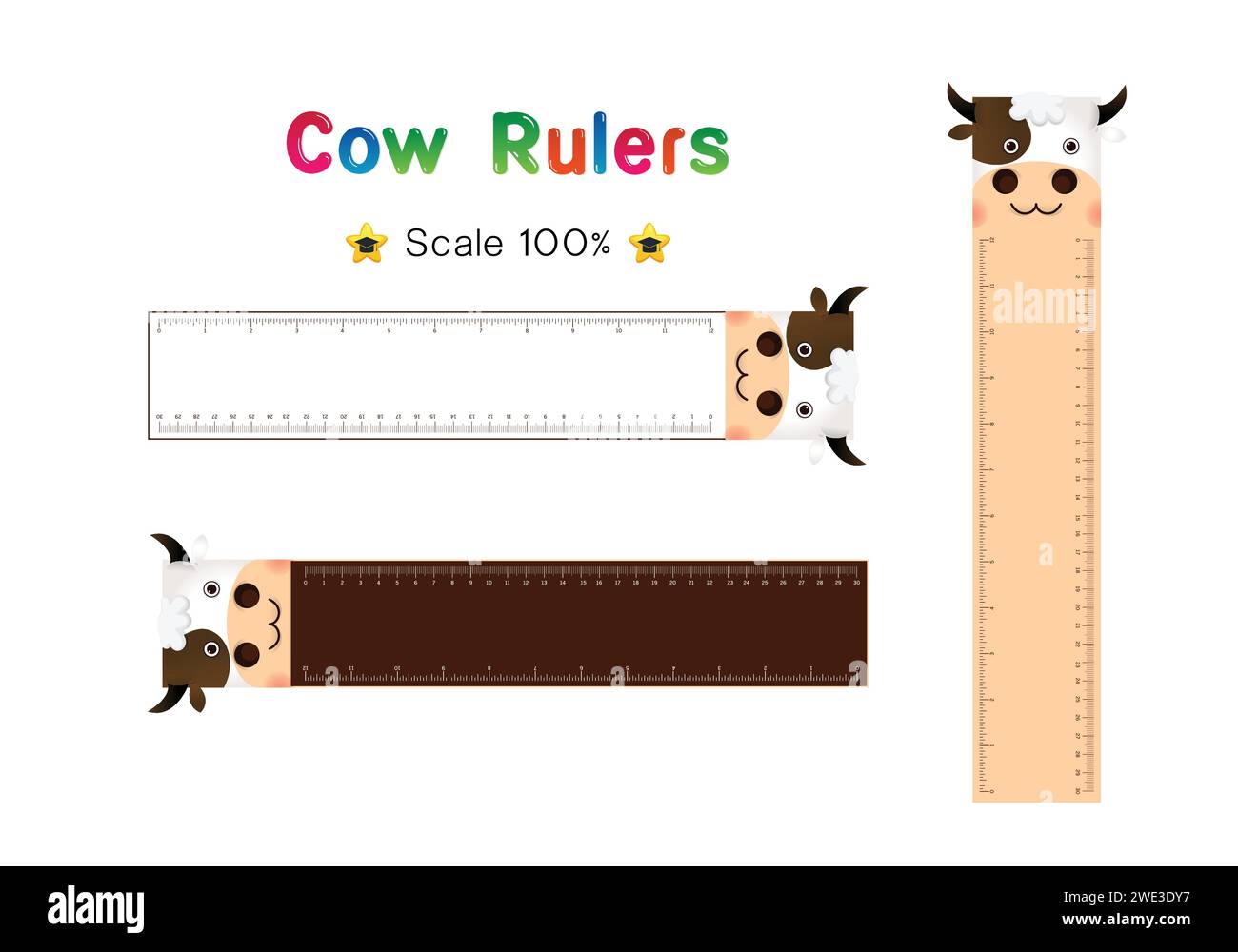 Ruler head measuring Stock Vector Images - Alamy