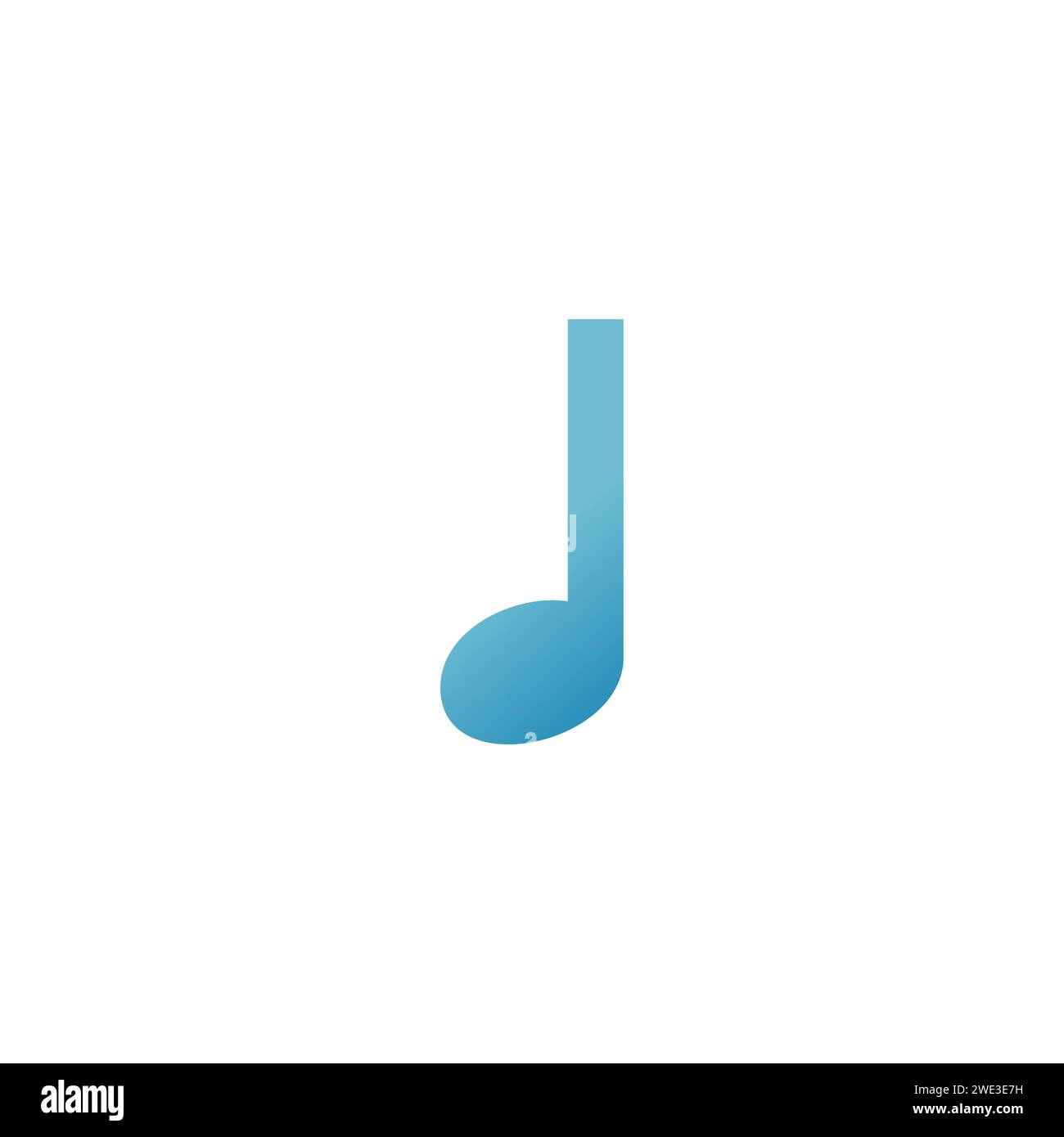 Music note icon isolated on white background vector illustration Stock ...