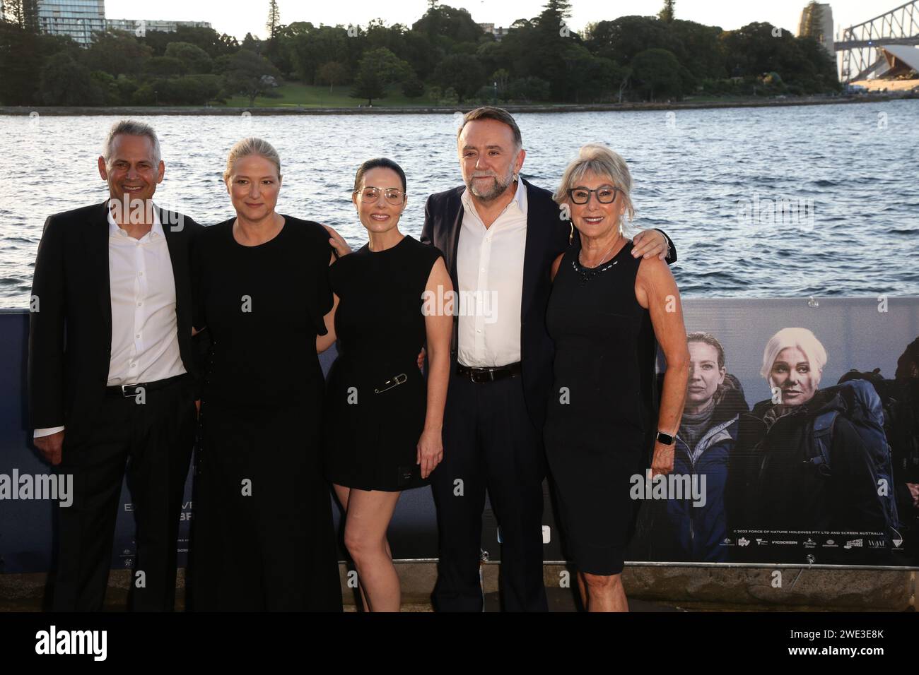 Sydney, Australia. 23rd January 2024. Steve Hutensky (Producer), Bruna ...