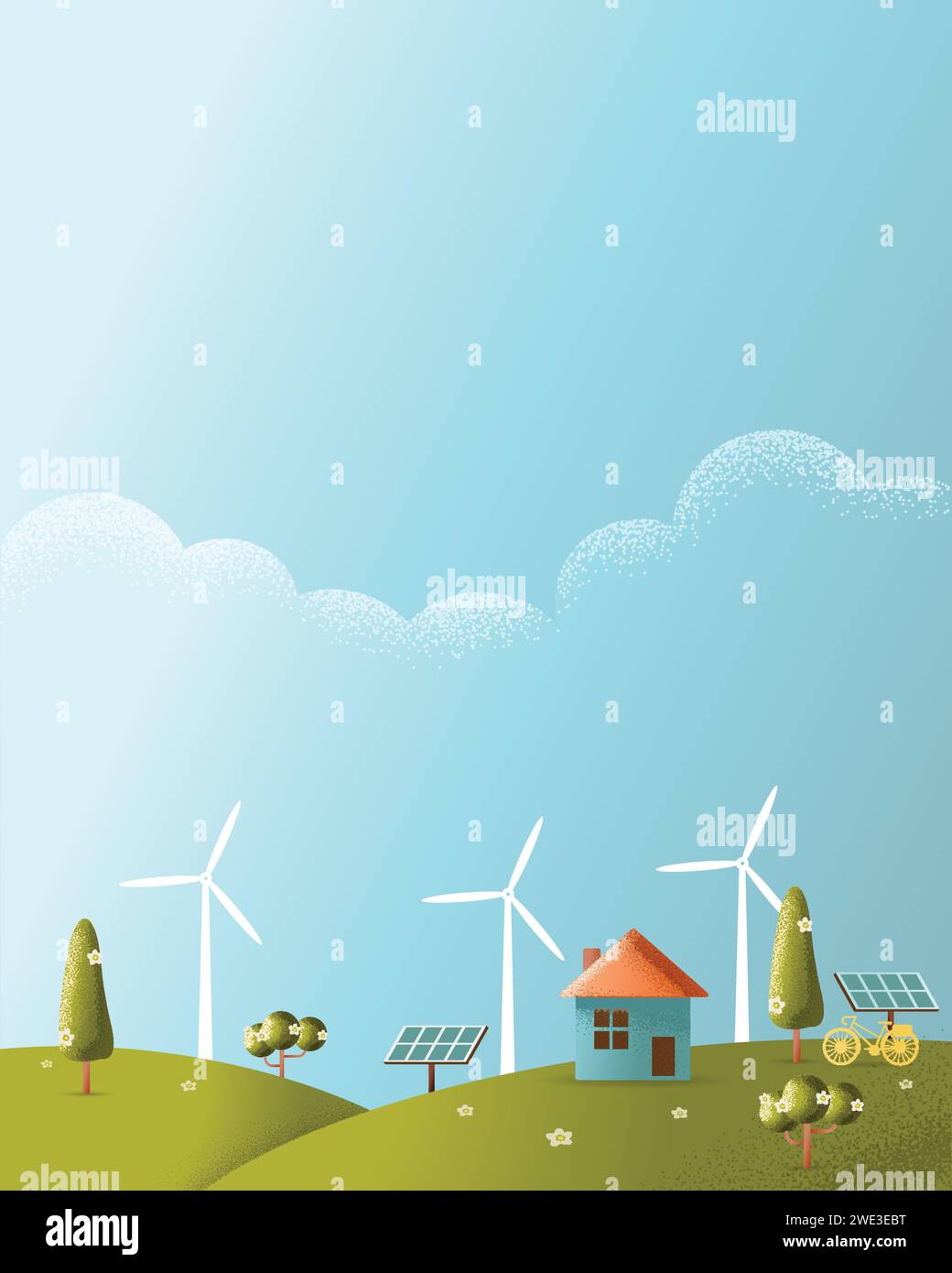 eco friendly house - solar energy, wind energy,Green energy ,urban ...