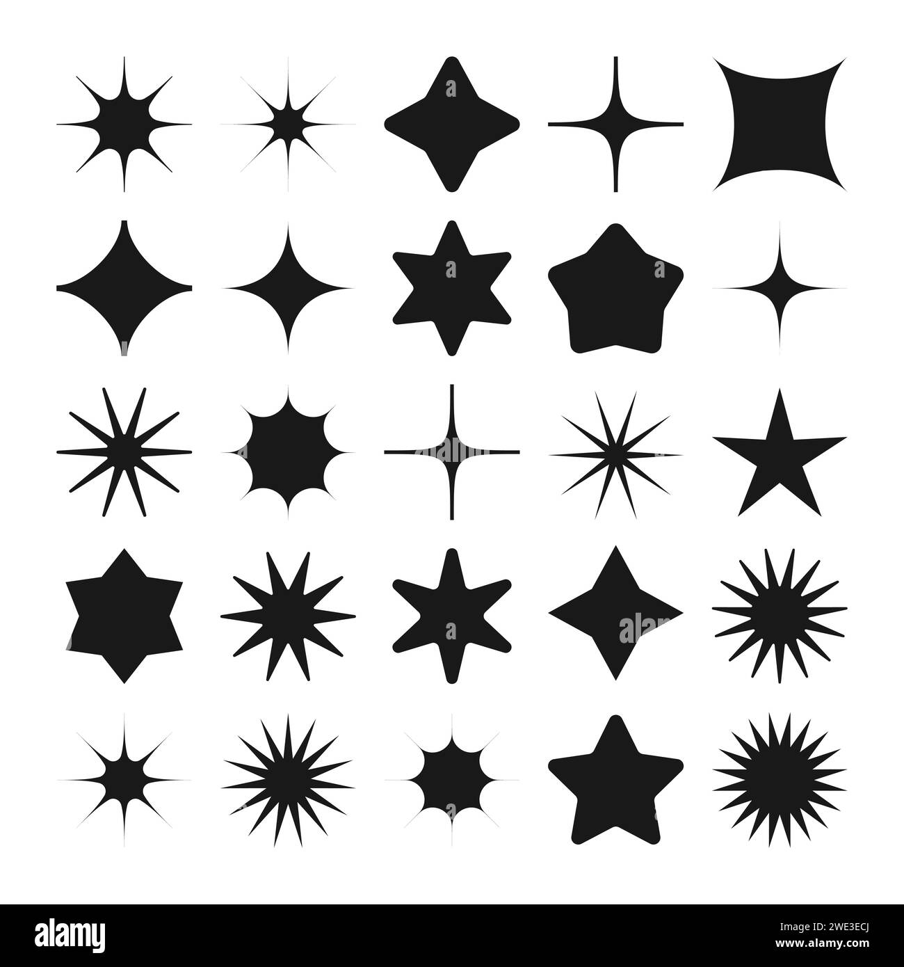 Brutalist geometric shapes, symbols. Simple primitive elements and ...