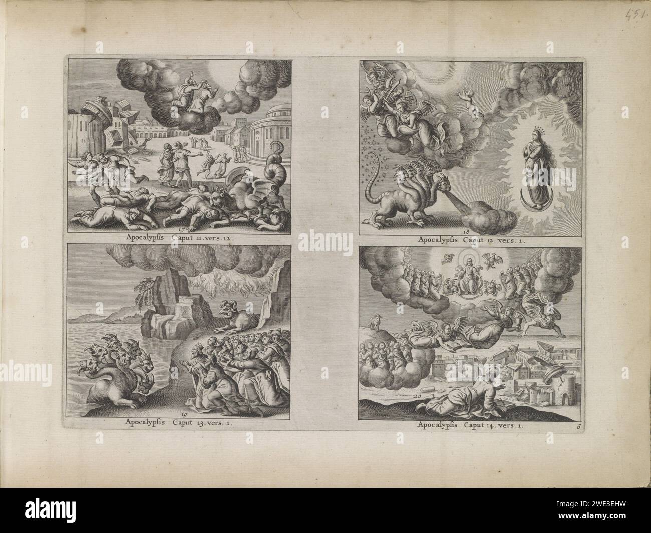 Two witnesses / giving birth and seven -headed dragon / worship of the ...