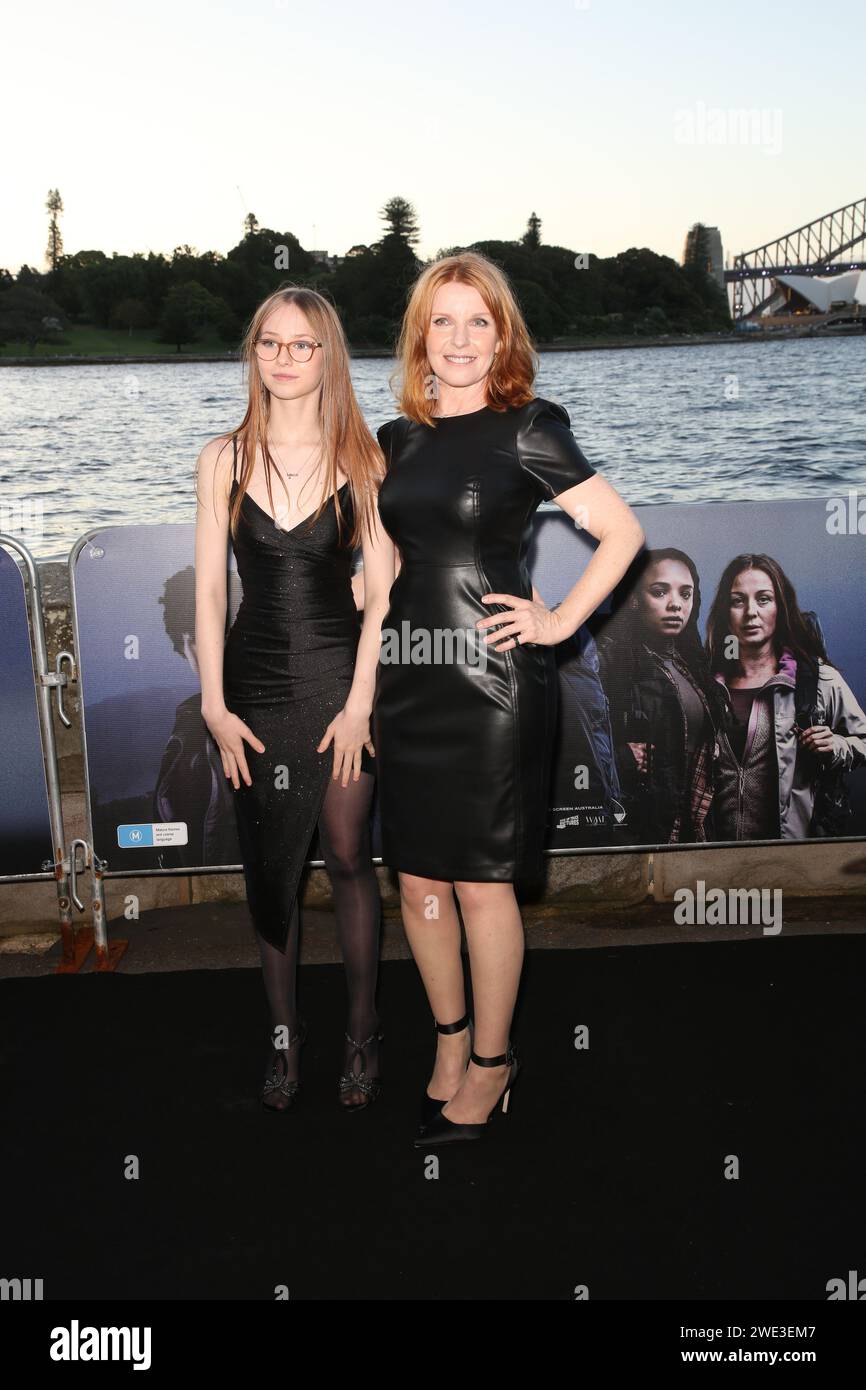 Sydney, Australia. 23rd January 2024. Jacqueline McKenzie and her ...