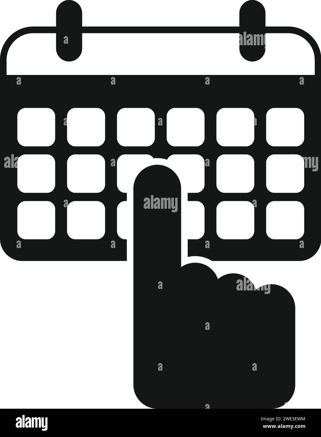 Calendar active fast sleep icon simple vector. Late work. Desk office ...