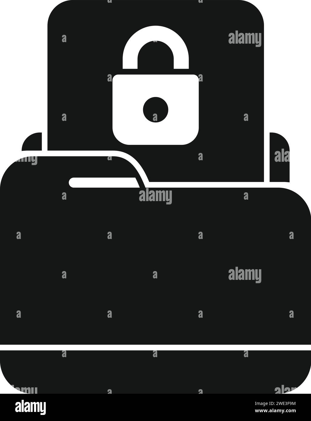 Private online folder icon Cut Out Stock Images & Pictures - Alamy