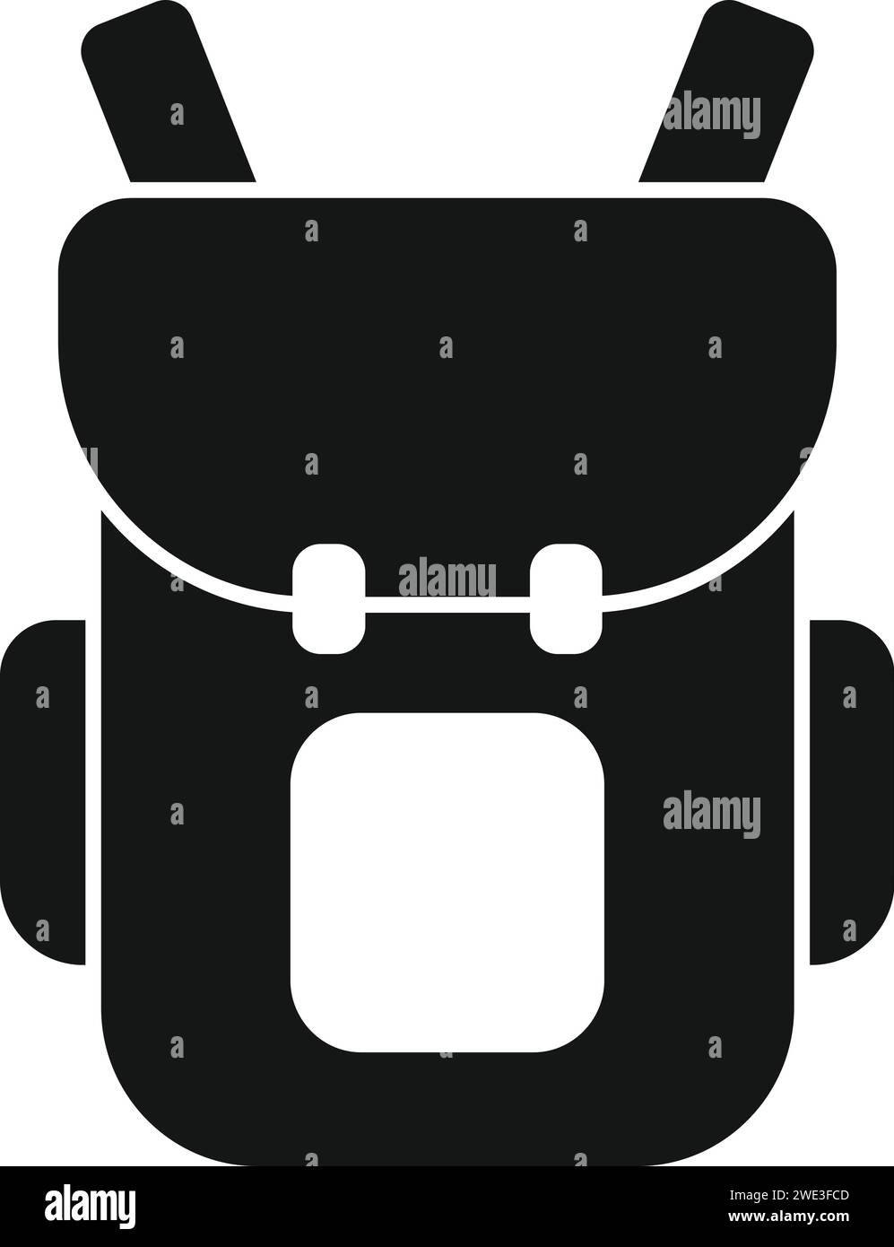 Hiking backpack icon simple vector. Breeze maritime. Exterior trekking ...