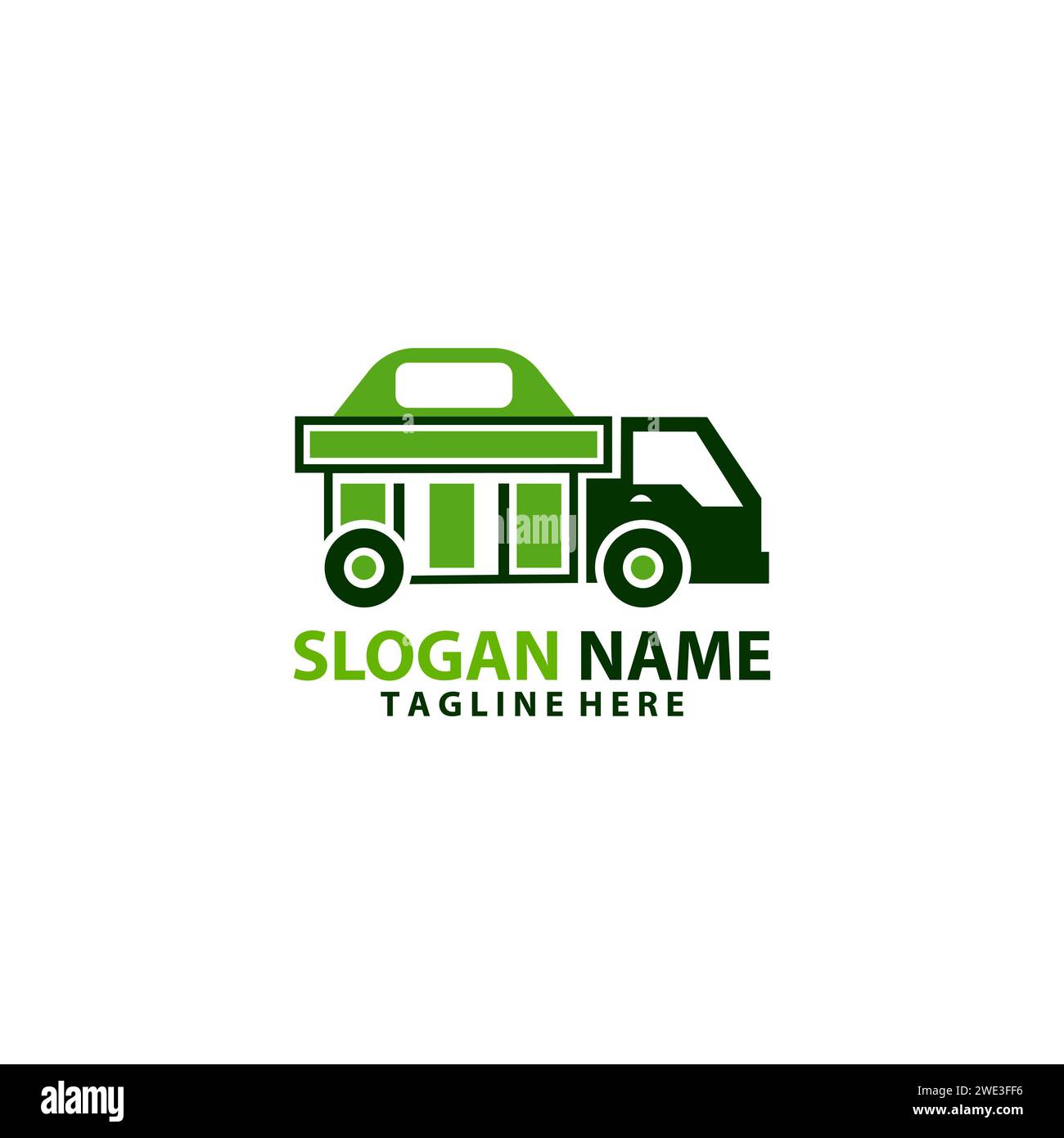 junk truck logo design vector Stock Vector Image & Art - Alamy