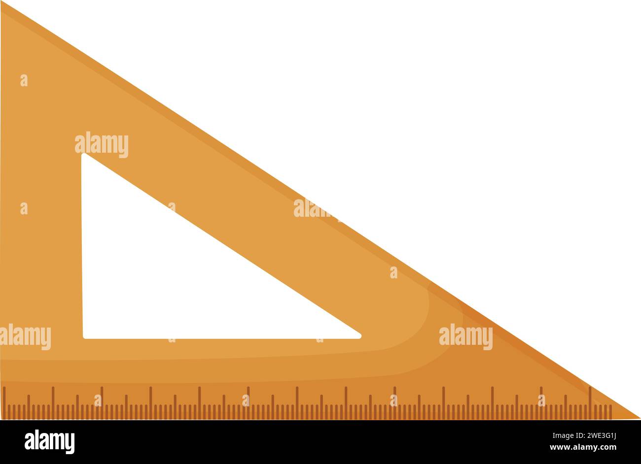 Angle ruler icon cartoon vector. Architect equipment Stock Vector Image ...