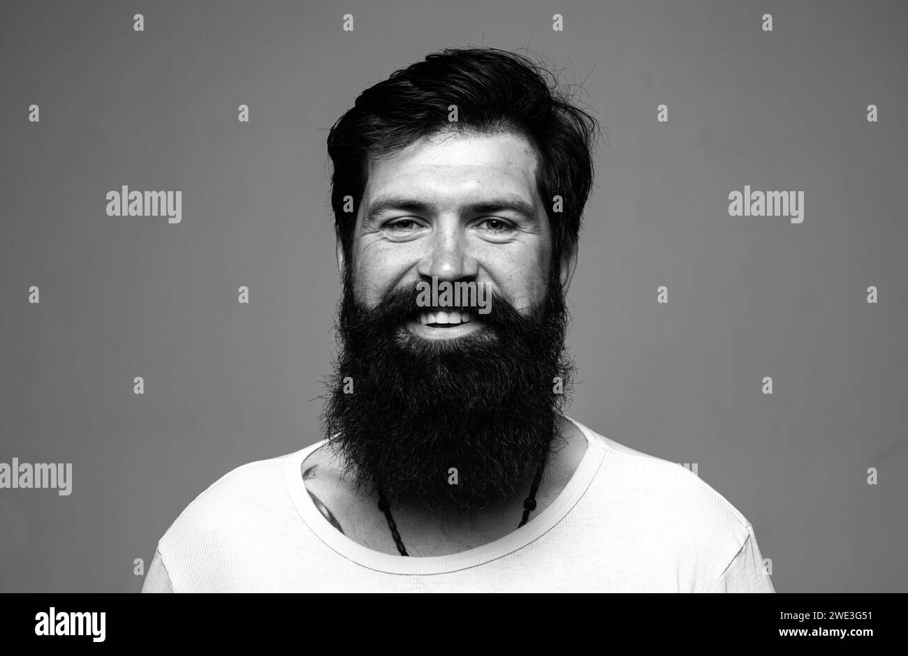 Happy man smile face. Handsome smiling young guy. Positive human facial ...