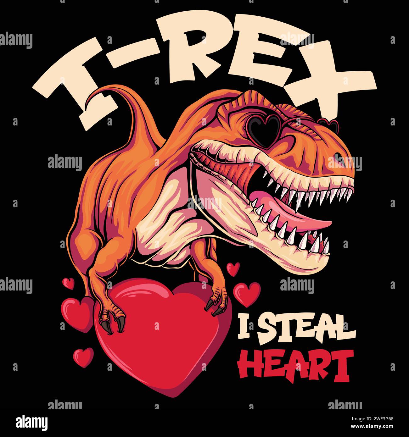 T rex vector vectors hi-res stock photography and images - Alamy