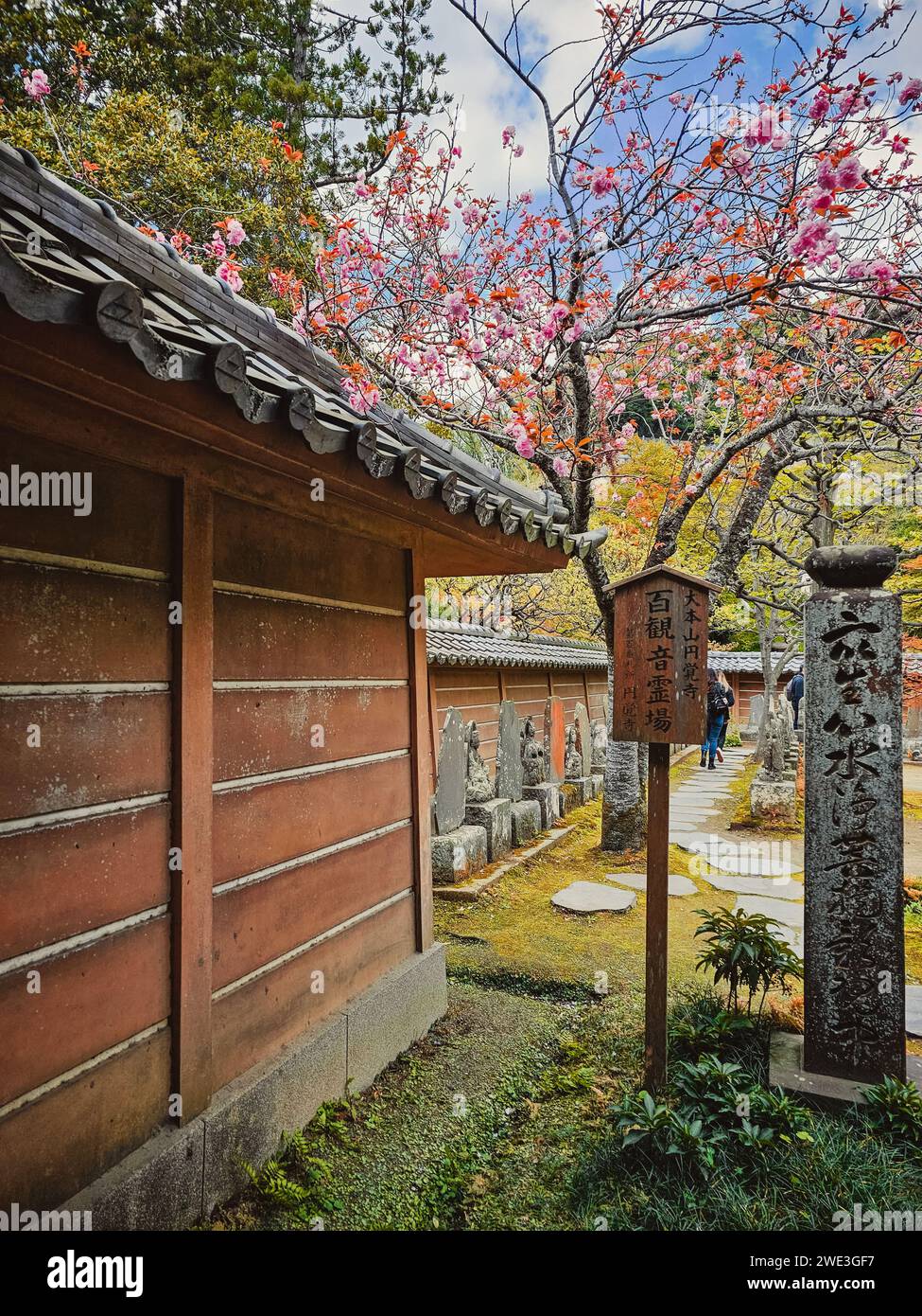 Ancient Japan attractions during spring season Stock Photo - Alamy