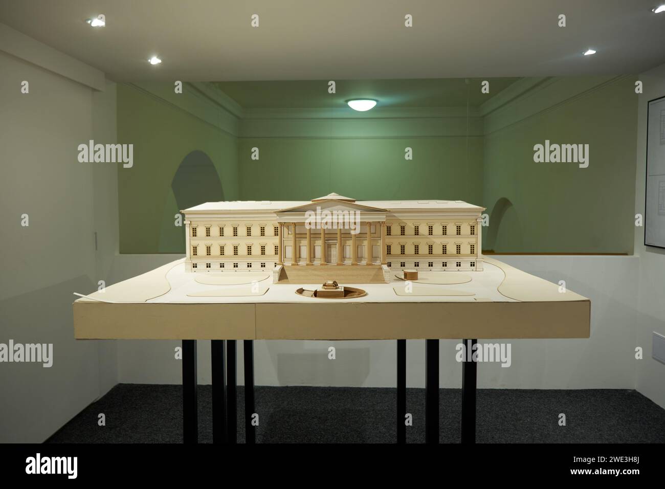 Hungary - Budapest 30 November 2023 Budapest National Museum scale ...