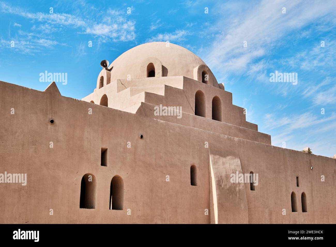 Luxor, Egypt - December 26 2023: New Gourna Village Mosque designed by ...