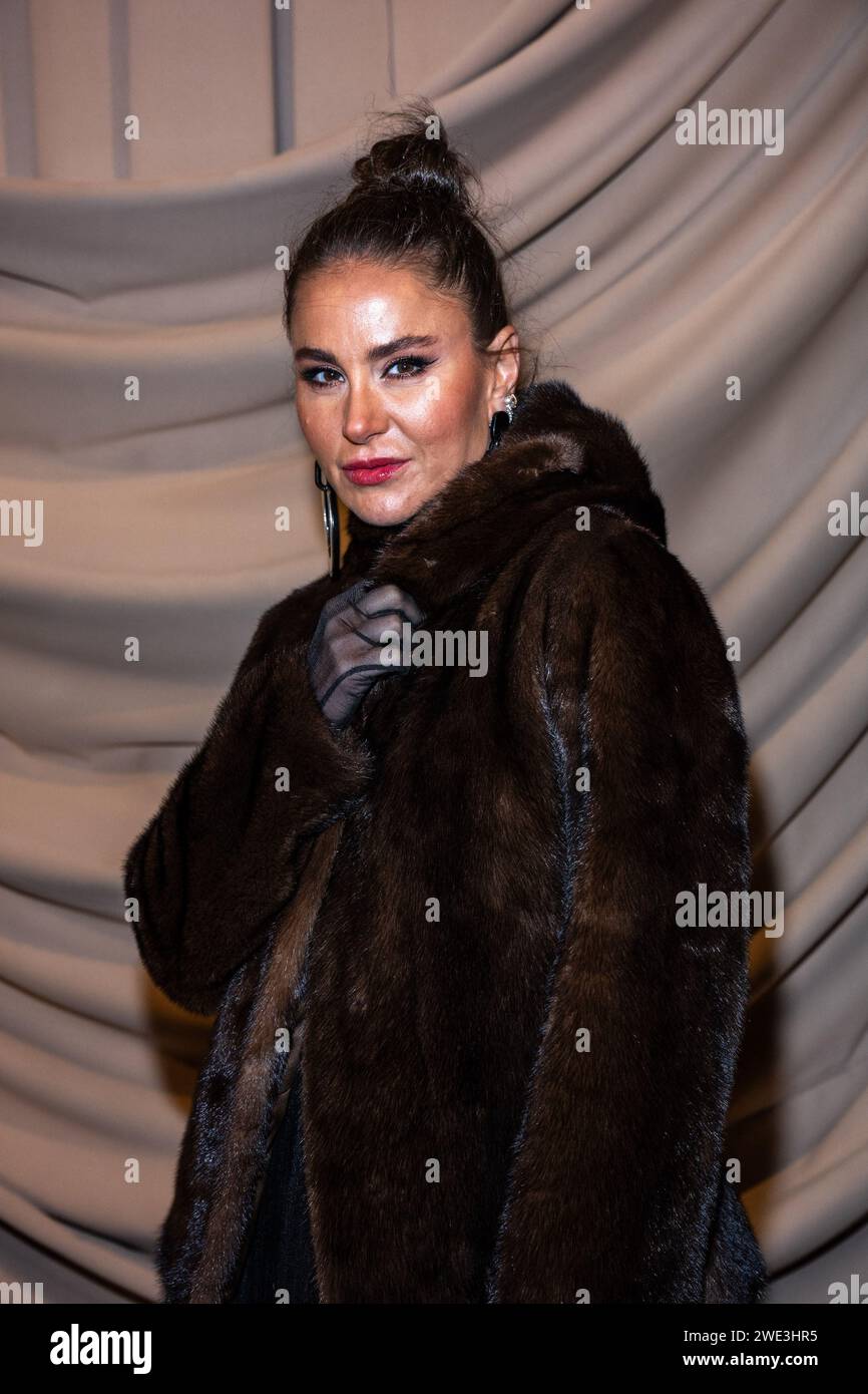 Paris, France. 23rd Jan, 2024. Dima Kandalaft attends Syrian fashion ...